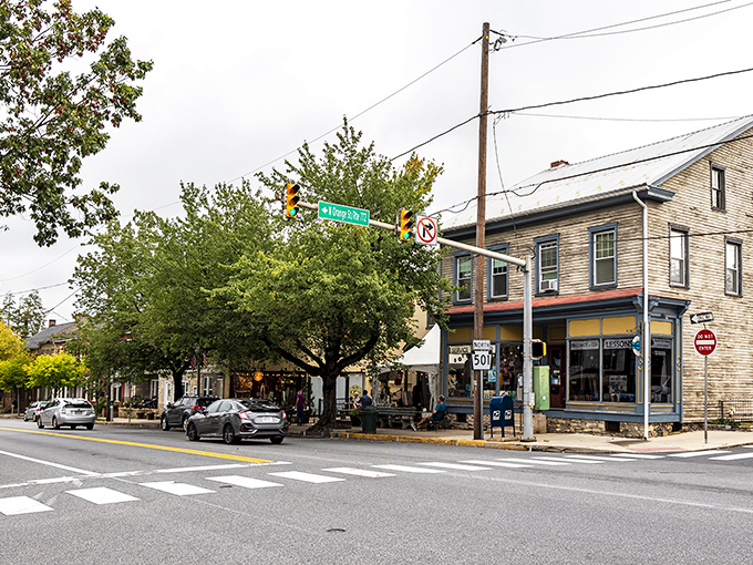 Tranquility flows through Lititz where two young explorers discover the simple joy of streamside contemplation on a perfect Pennsylvania afternoon. 