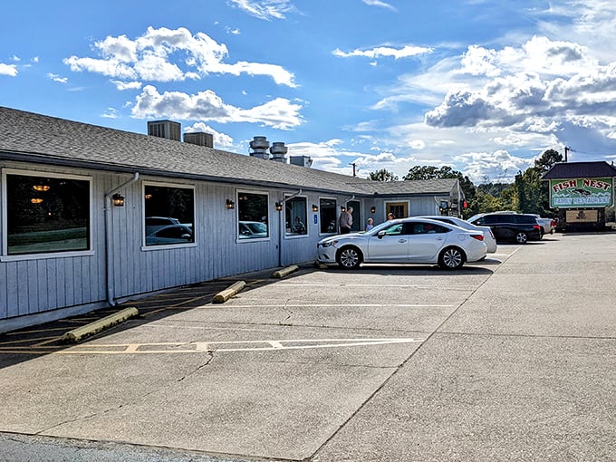 The unassuming exterior of Fish Nest belies the culinary treasures within. Like finding a pearl in an oyster, this place is worth the hunt.