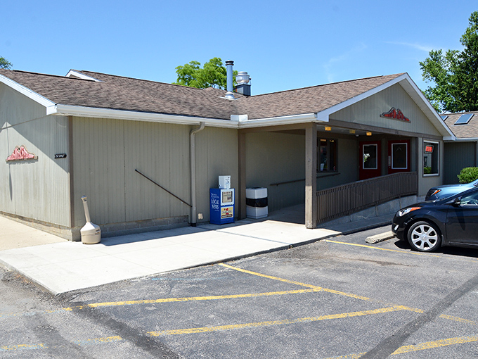 Unassuming greatness is hiding in plain sight. This modest exterior in Winchester houses pie treasures that would make your grandmother both proud and suspicious of your loyalty.