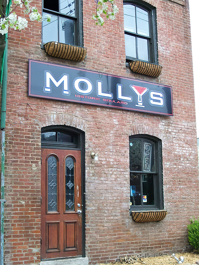 The brick facade of Molly's in Soulard welcomes you like an old friend, complete with patio seating that practically begs you to linger.