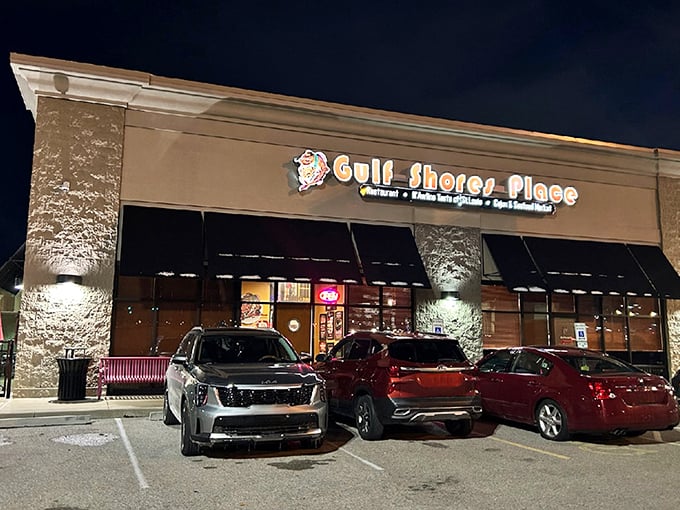 The unassuming exterior of Gulf Shores Place belies the coastal flavor explosion waiting inside. Missouri's answer to "Where can I get decent seafood 700 miles from the ocean?"