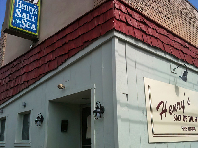 The unassuming exterior of Henry's Salt of the Sea looks like it floated in from a New England fishing village and dropped anchor in Allentown.