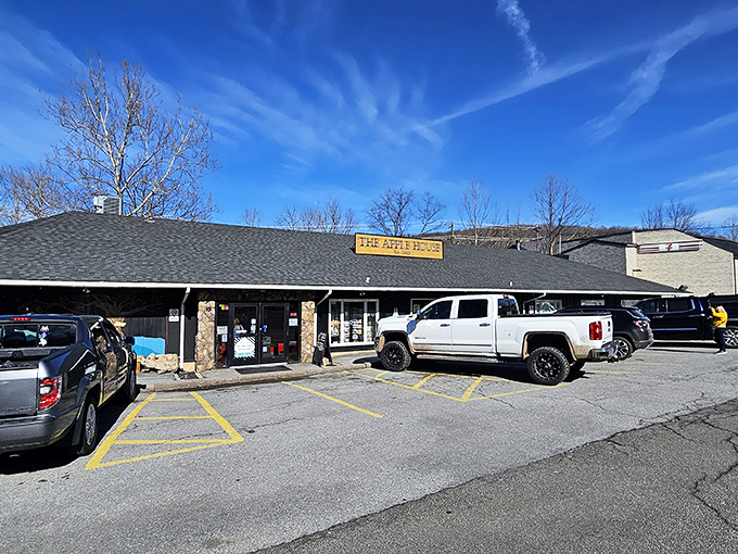 The unassuming black exterior of The Apple House hides culinary treasures like a poker player with four aces &ndash; you'd never guess what's inside until you experience it.
