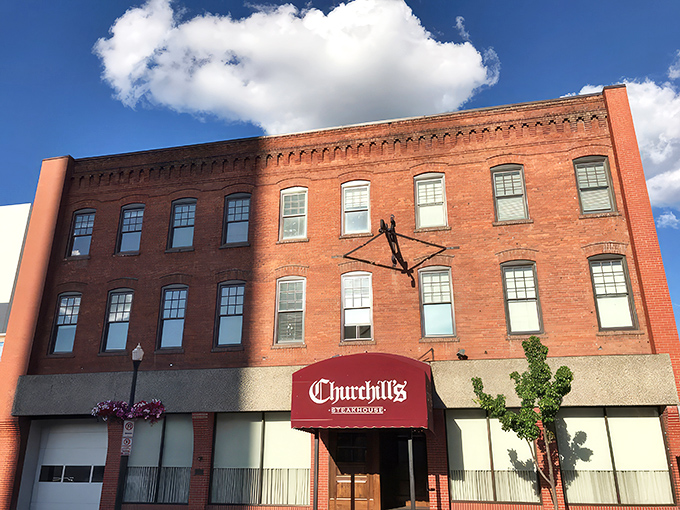 Churchill's bold red awning against Spokane's iconic steam stacks isn't just a sign&mdash;it's a beacon calling to serious carnivores across the Inland Northwest. 