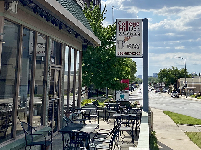 The unassuming storefront of College Hill Deli beckons with promise &ndash; large windows revealing the culinary treasures within and outdoor seating for perfect people-watching.