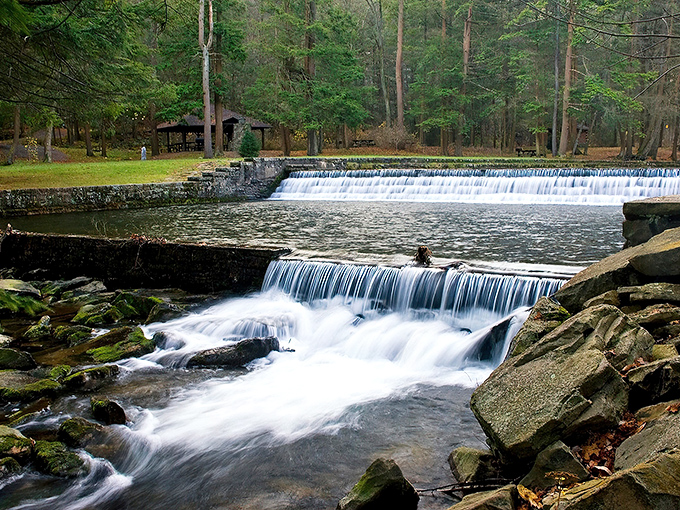 The cascading waters of Ravensburg create nature's perfect soundtrack&mdash;gentle enough for conversation, powerful enough to wash away your worries.