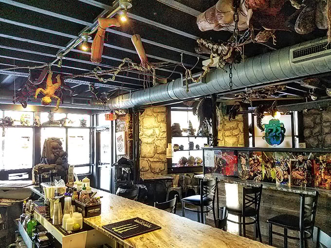 Where else but Richmond would you find a bar where the exterior is the most normal thing about the place?