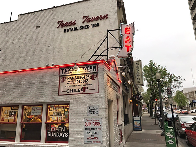 The unassuming white brick exterior of Texas Tavern has been welcoming hungry Roanokers since 1930. Time stands still at this corner institution.