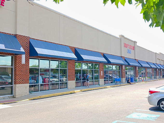 The unassuming exterior of Thrift Store USA belies the treasure trove within&mdash;like finding a Michelin-starred restaurant in a strip mall.