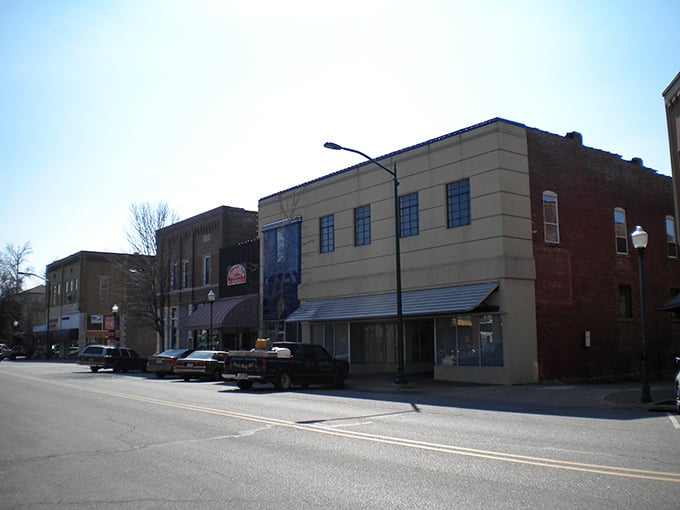 Historic storefronts line Siloam Springs' downtown, where time seems to slow just enough to remind you what really matters in life.