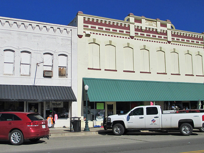 Main Street Wilburton stretches before you like a Norman Rockwell painting come to life, where every storefront has a story and nobody's in a hurry.