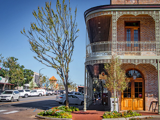 Downtown Fairhope greets visitors with that perfect small-town vibe&mdash;brick buildings, flower planters, and not a chain store in sight. Pure Main Street magic.