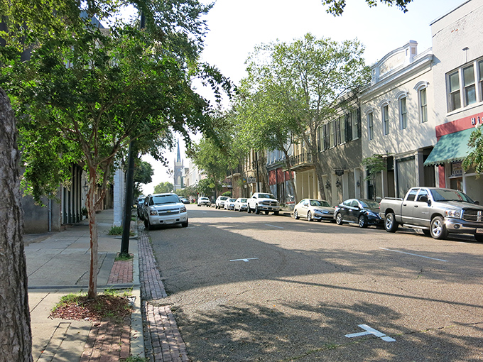 Natchez's historic downtown looks like a film set where the director forgot to yell "cut," and the charm just keeps rolling through the centuries.