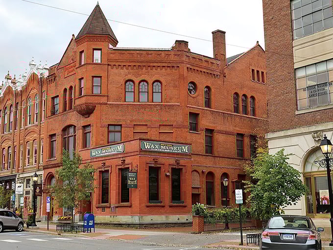 Welcome to Cooperstown: Nestled among rolling hills and autumn splendor, this historic mansion welcomes visitors with the quiet dignity of a bygone era. 