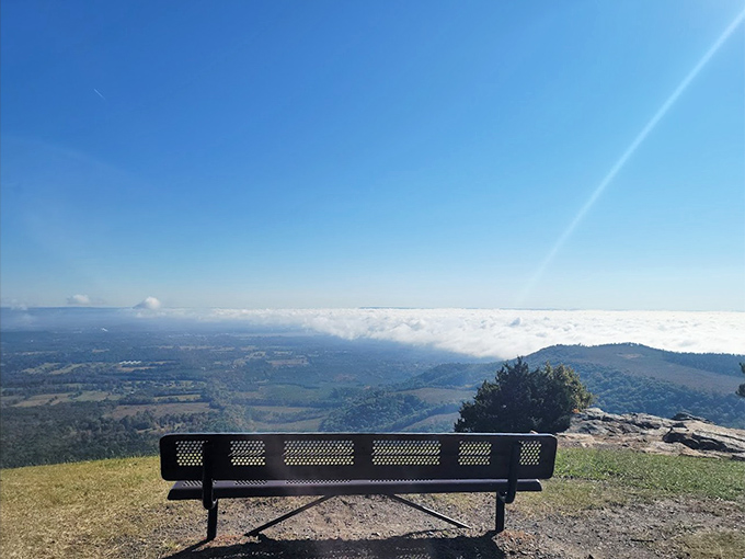 Nature's own watercolor masterpiece unfolds at sunset, painting the Arkansas River Valley in hues that would make even Bob Ross whisper "happy little mountains."