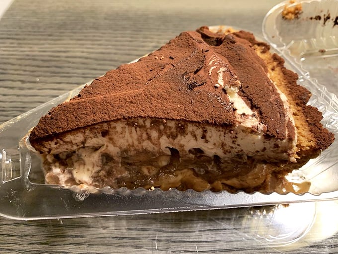 This chocolate-dusted masterpiece isn't just a pie&mdash;it's architecture with layers that would make Frank Lloyd Wright put down his blueprint and pick up a fork.