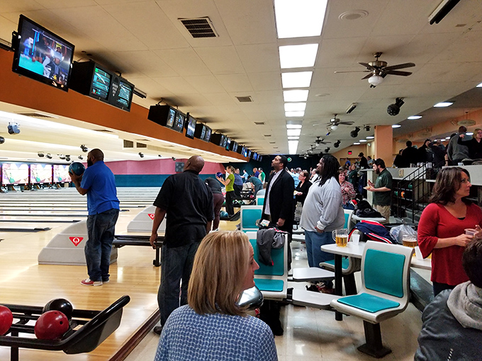 Multi-generational bowling magic happens when grandparents teach grandkids the same techniques they've been using since the Eisenhower administration.