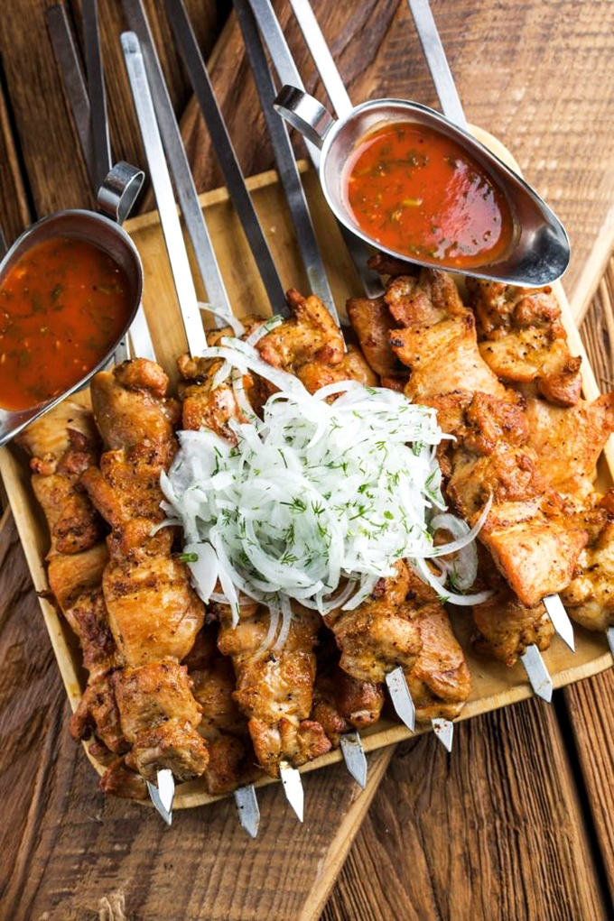 A perfectly grilled steak meets roasted potatoes in a romance more compelling than any Hollywood love story. The dill garnish adds just the right supporting character.