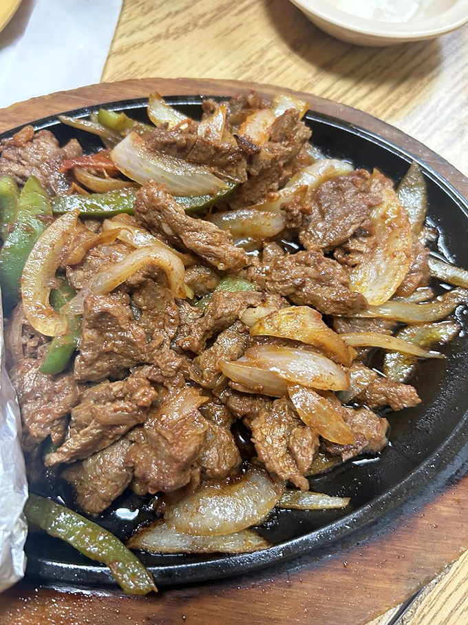 Sizzling steak fajitas &ndash; the theatrical performance of Mexican cuisine where the aroma deserves its own standing ovation before the first bite.