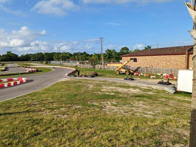 Wide curves and pristine barriers invite drivers to test their skills. The track's thoughtful design offers both beginners and veterans their perfect racing challenge.