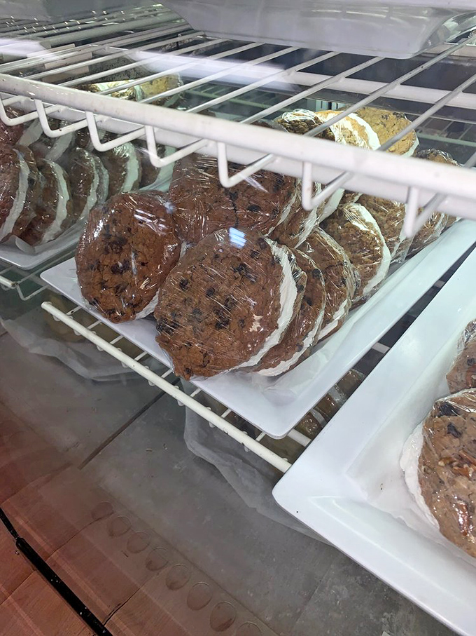 These whoopie pies aren't just desserts—they're edible time machines transporting you straight back to childhood bliss.