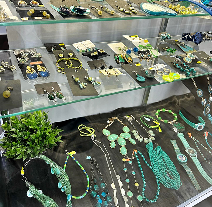 Each display case reveals miniature works of art for your fingers, ears, and neck&mdash;turning everyday outfits into statement pieces for pocket change.