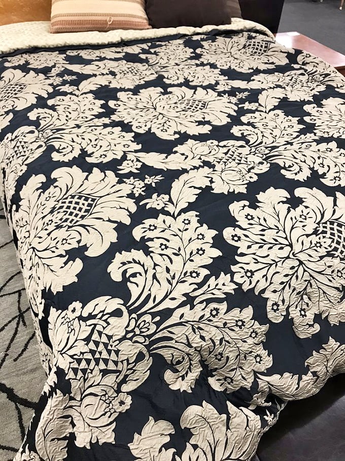 Fabric this gorgeous doesn't need a designer label to make a statement&mdash;though it certainly looks like it deserves one.