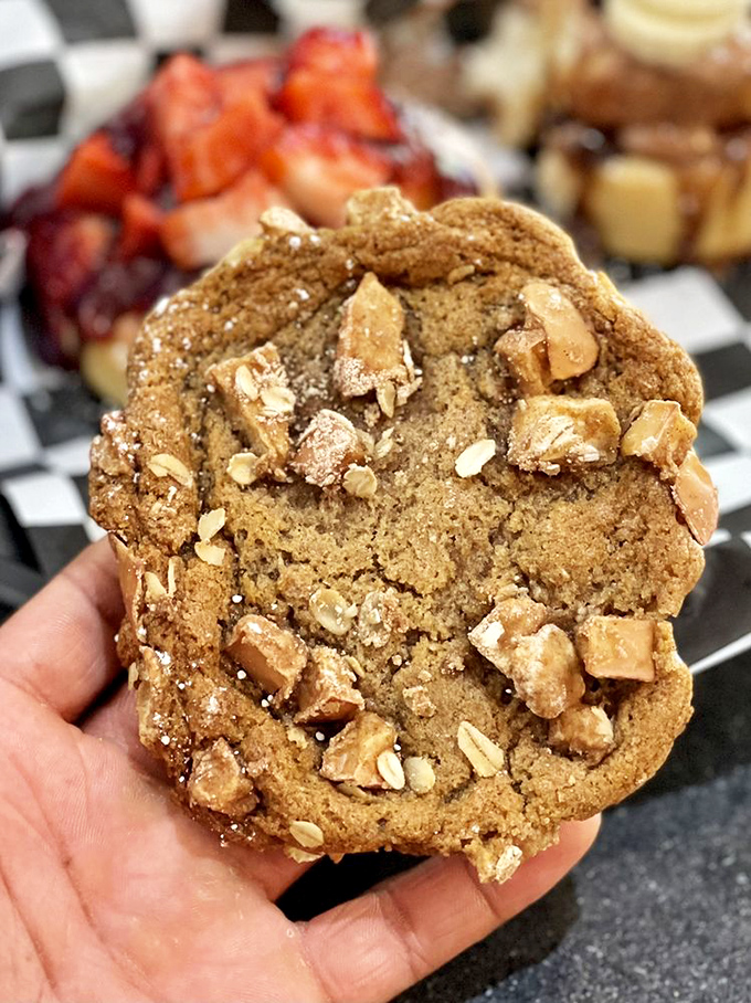 Not all heroes wear capes&mdash;some come studded with nuts and perfectly chewy. This cookie looks like it graduated with honors from dessert university.