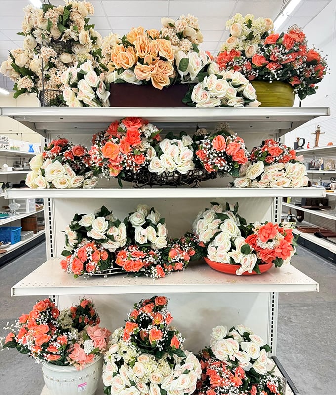 Artificial flowers that never die, never need watering, and never judge you for forgetting they exist—the perfect houseplants.