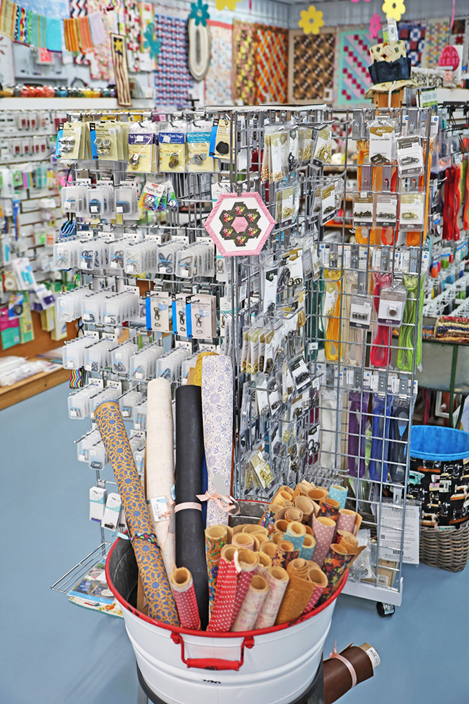 The notions section &ndash; where the little things make big differences. Like a well-stocked spice cabinet, these tools transform ordinary projects into extraordinary creations.