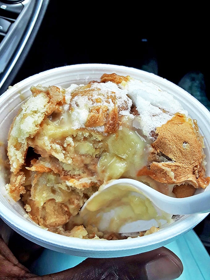 Banana pudding that's achieved cult status in Atlanta. Not the fancy restaurant version &ndash; the real deal that grandmothers approve of.