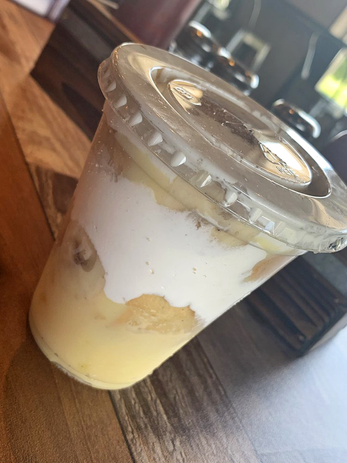 This banana pudding isn't just dessert; it's a sweet, creamy time machine to your grandmother's kitchen, minus the plastic-covered furniture.