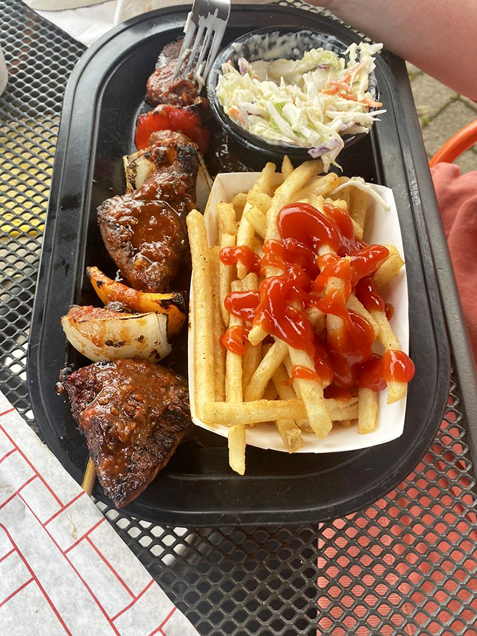 These kabobs aren't just grilled&mdash;they're transformed into smoky, charred perfection that would make even the most dedicated vegetarian pause for reflection.