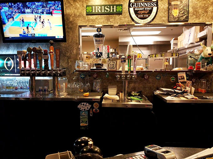 Behind every great sandwich is a great beer. This bar setup suggests Oak Tree understands this fundamental truth of the universe.