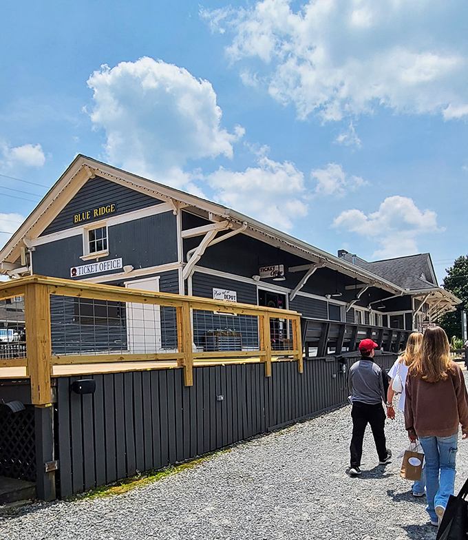 The Blue Ridge Scenic Railway isn't just transportation&mdash;it's time travel. This historic depot launches adventures through mountain passes and alongside rushing rivers.