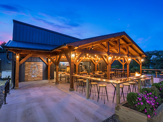 Booneshine Brewing Company's outdoor space proves that mountain views and craft beers create a pairing more perfect than chocolate and peanut butter.