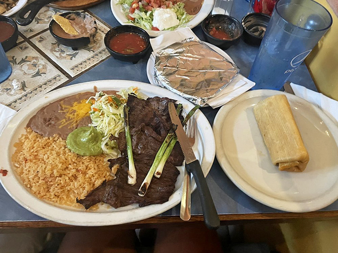 Carne Asada that's been treated with respect&mdash;tender, flavorful, and served alongside a tamale that could make your abuela weep with joy.