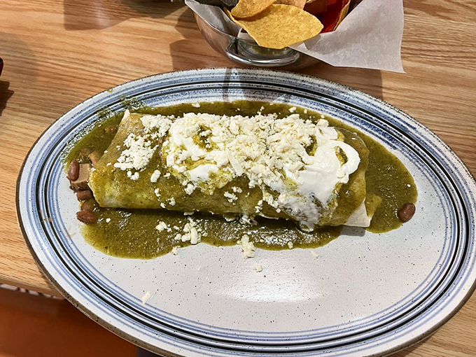 Some burritos are just lunch. This one, with its perfect wrapping technique and accompaniments, is more like an edible love letter from Mexico.