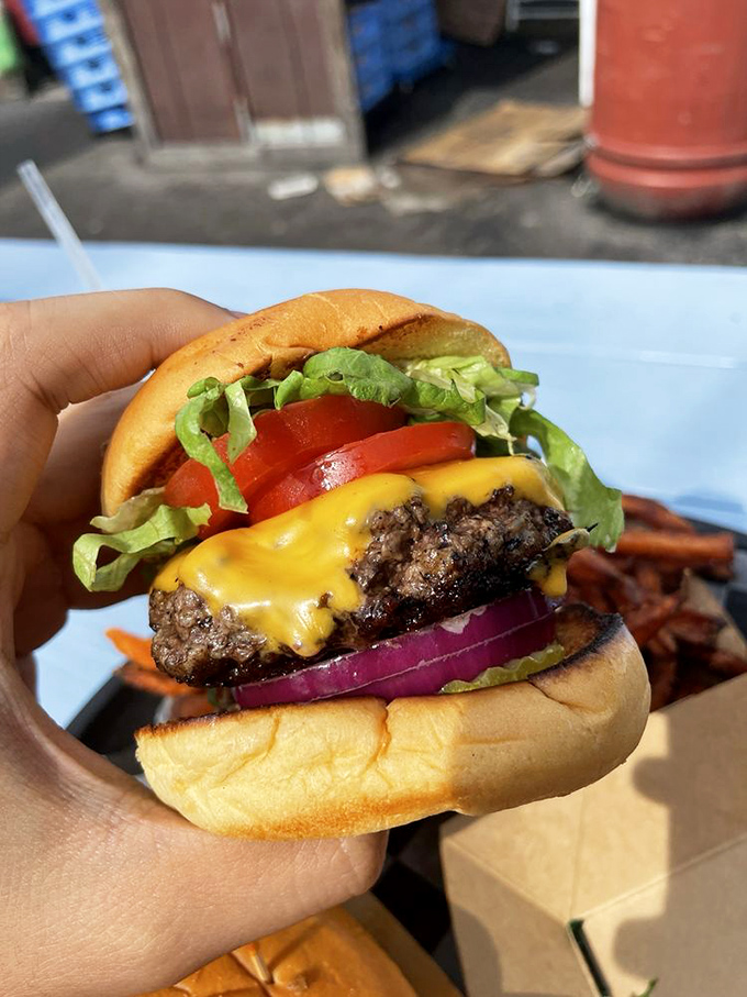 The Classic burger, where each component plays its part perfectly. Like a good rock band, no member is trying to outshine the others.