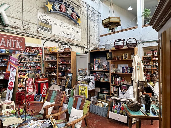 Nostalgia for sale! From Coca-Cola memorabilia to vintage books, this corner offers collectibles that spark conversations better than any social media post.