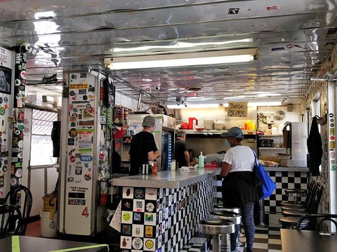 Where the magic happens&mdash;cooks orchestrate breakfast symphonies behind the counter while regulars watch from front-row seats.