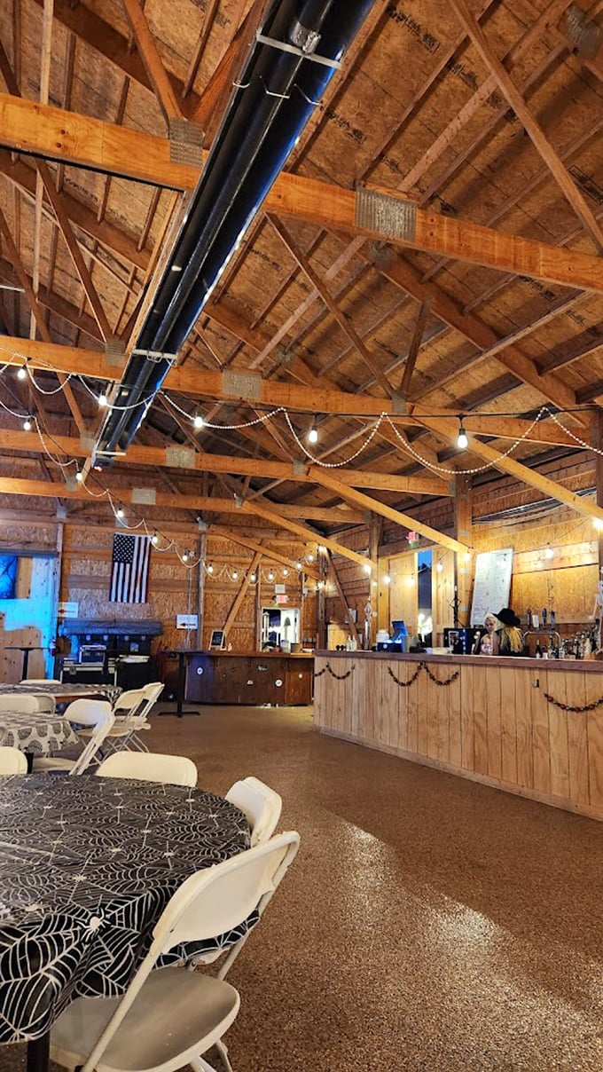 The bar area feels like the living room of that friend who always throws the best parties&mdash;rustic, welcoming, and ready for fun.