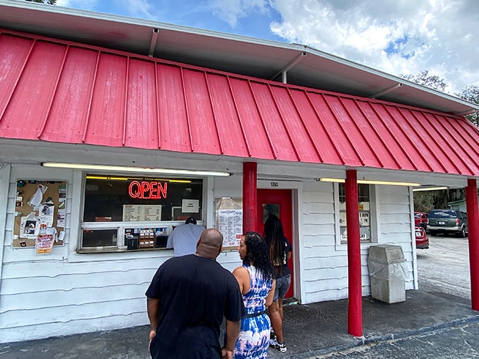 The universal language of anticipation&mdash;people from all walks of life united by the promise of perfectly fried deliciousness.
