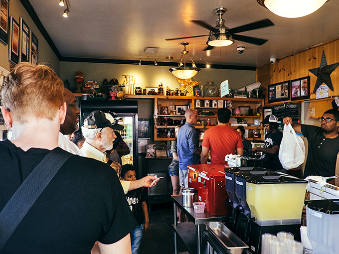 The line forms for good reason. These patrons aren't just waiting for food&mdash;they're queuing for a transformative experience.