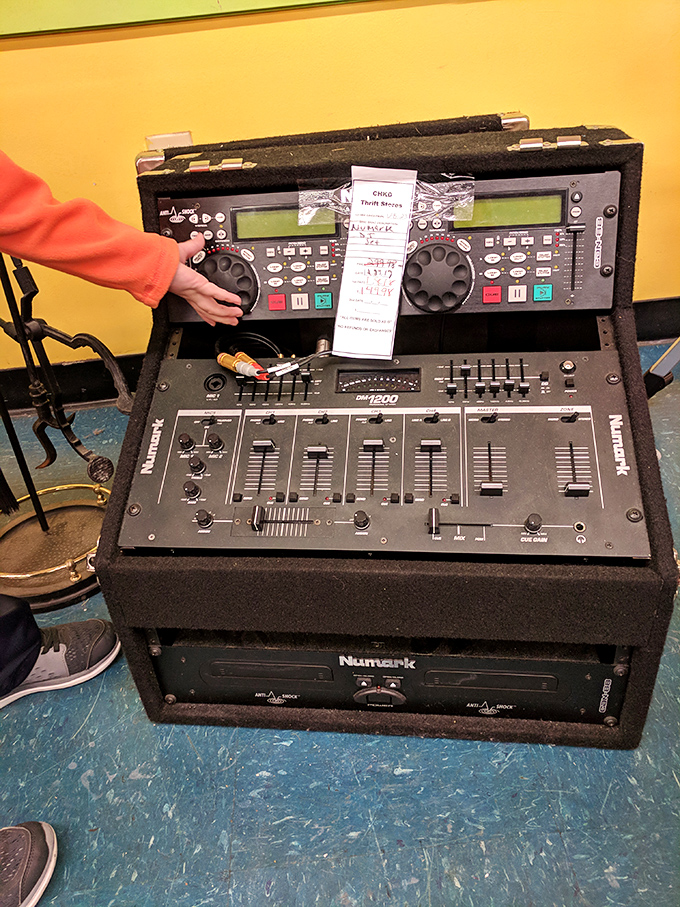 DJ equipment that's seen some parties! Someone's abandoned mixing dreams could be your next career move or epic basement setup.