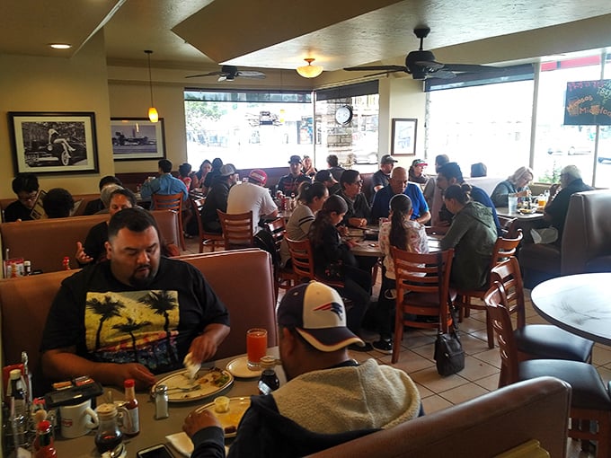 The breakfast rush&mdash;a symphony of clinking plates and morning chatter. Every table tells a different story, but all share the same comfort food.