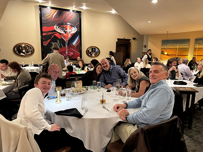 The true measure of a great restaurant: tables filled with people having that "I can't believe how good this is" conversation.