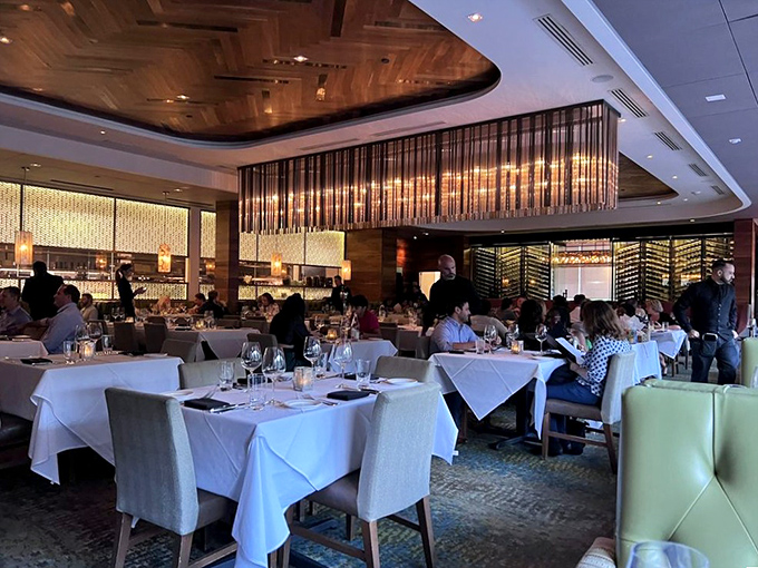 Conversations pause mid-sentence when the food arrives. In the hierarchy of human needs, these steaks rank just above oxygen.