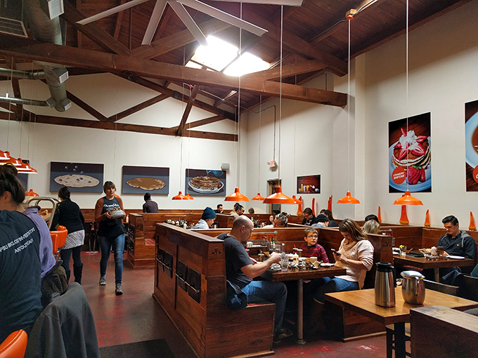 The communal joy of DIY breakfast. Nothing bonds families like debating whether that pancake looks more like Mickey Mouse or Darth Vader.