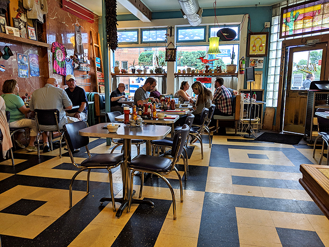 Every table tells a story of morning rituals and friendly conversations&mdash;the true ingredients in any great diner experience.
